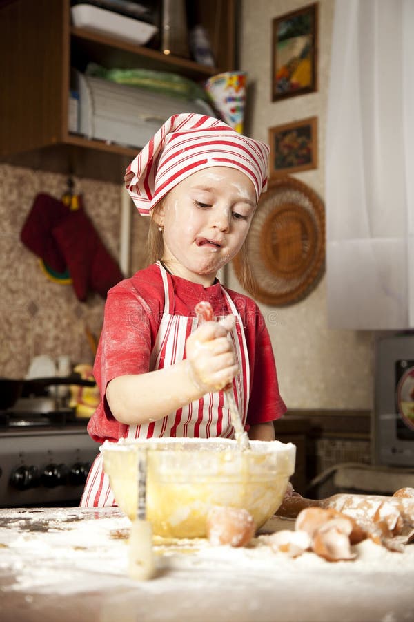 Little chef in the kitchen stock photo. Image of cooking - 24020732