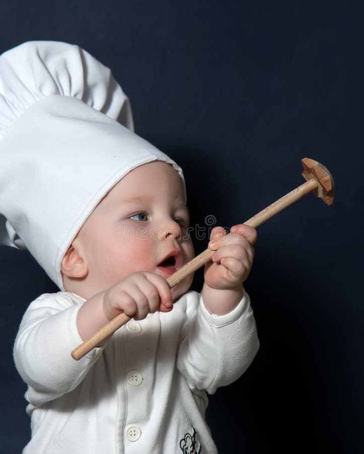 Little chef stock image. Image of cuisine, cookies, flour - 66039547