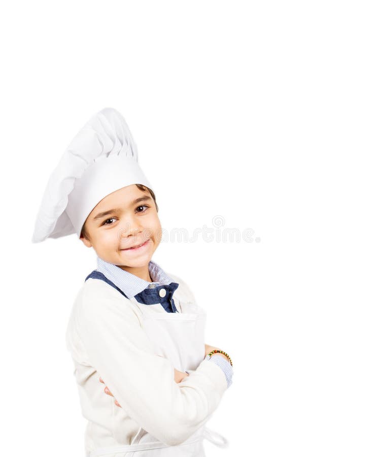 Little chef stock image. Image of child, smile, lunch - 40199659