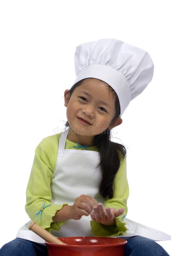 Little Chefs 001 stock image. Image of asian, dough, children - 2181929