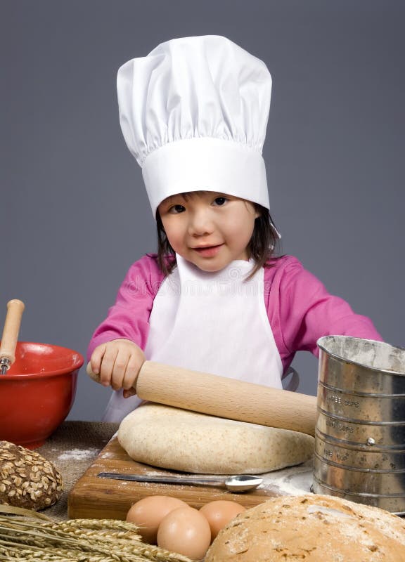 Little Chefs 016 stock image. Image of feminine, kids - 2218651