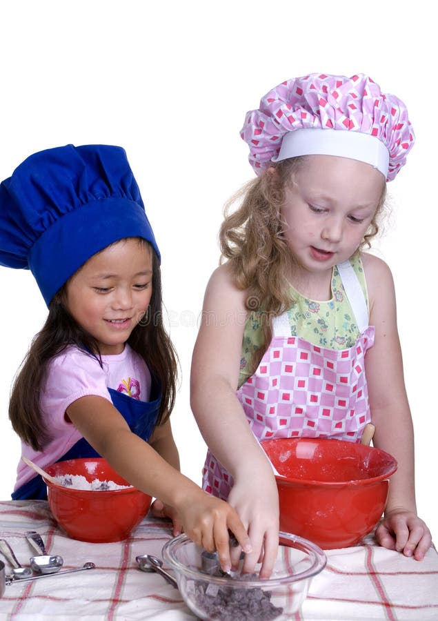 Little Chefs stock photo. Image of asian, dough, kitchen - 3054702