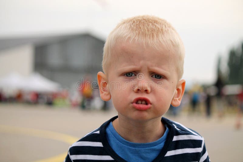 Little child is angry stock photo. Image of close, common - 46608516