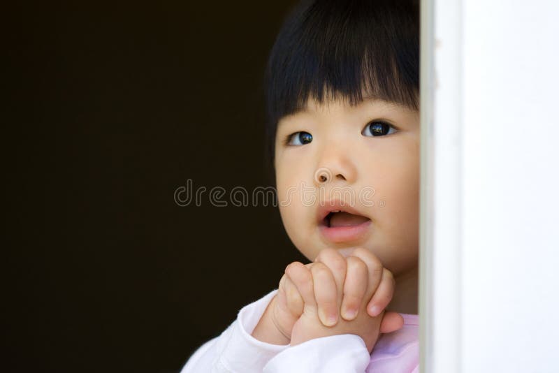 Child is making wish stock image. Image of lifestyle - 28802553
