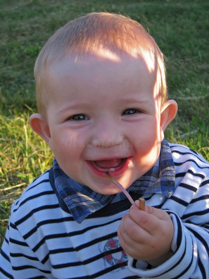 Little child smiling stock photo. Image of male, nature - 8760286