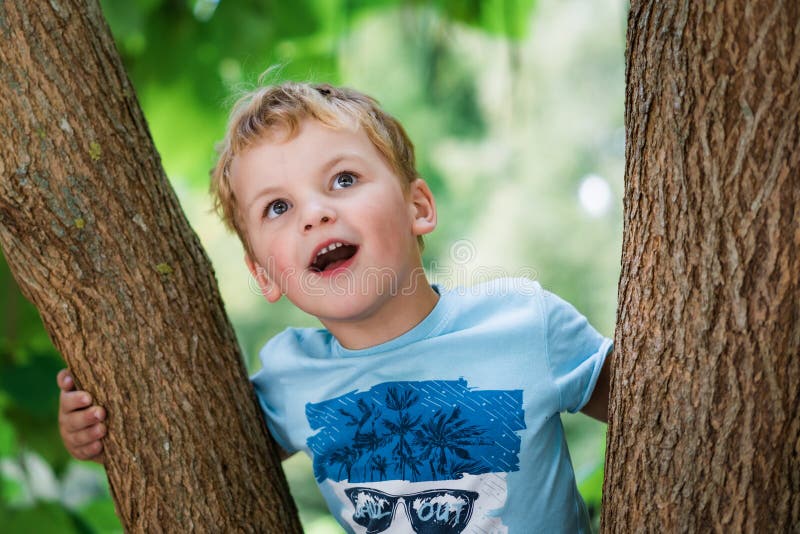 399 Child Standing Next To Tree Stock Photos - Free & Royalty-Free ...
