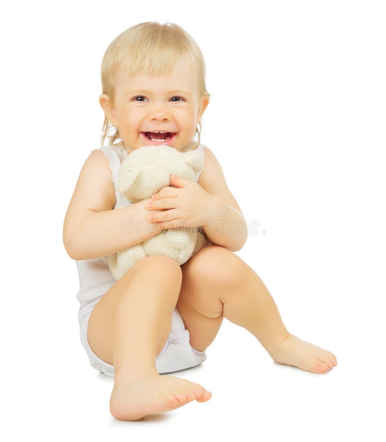 Little child with toy stock photo. Image of leisure, child - 68492560