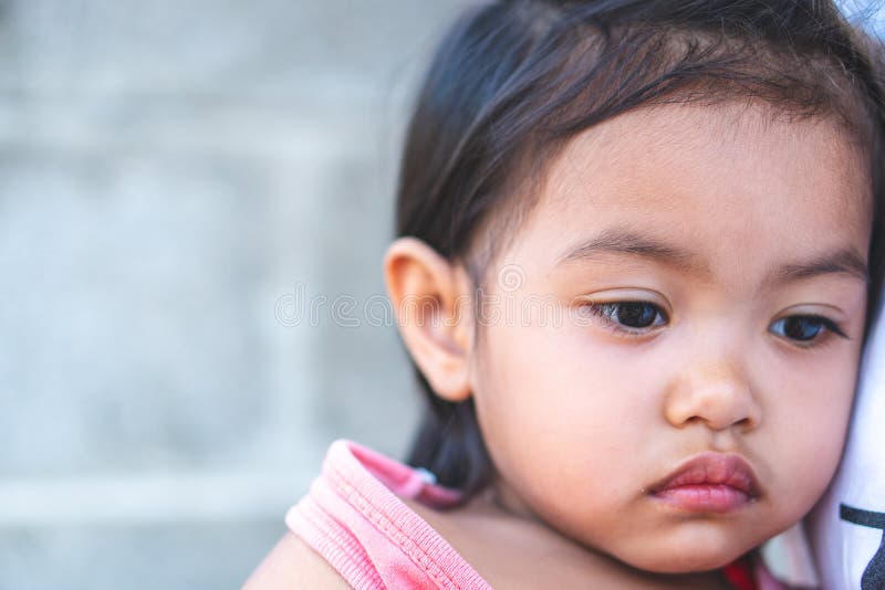 Little Children with Fatigue from Illness Stock Image - Image of ...