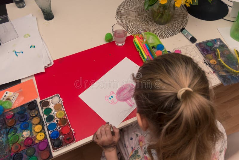 Creative Ideas with Children in Easter Time Stock Photo - Image of ...