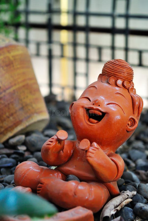 Little Children Statue in Soft Light . Stock Image - Image of place ...