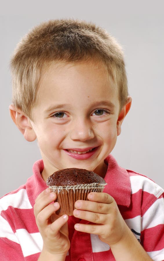 Little chocolate cake. stock photo. Image of mini, drink - 11295872