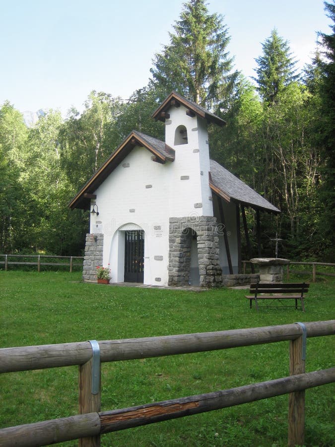 Little church stock photo. Image of bench, church, stone - 358366