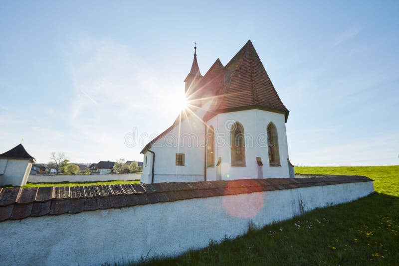 Little Church in the Countryside Stock Photo - Image of traditional ...