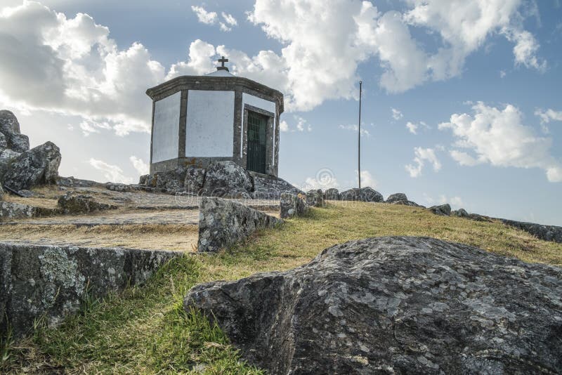 Little Church on Top of a Mountain Stock Photo - Image of church ...