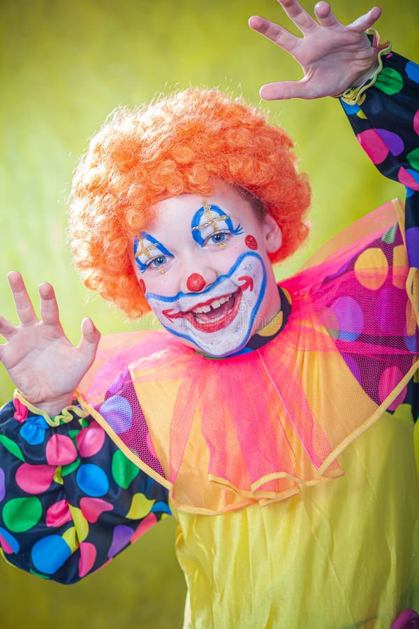 Little clown stock image. Image of celebration, humor - 201784883