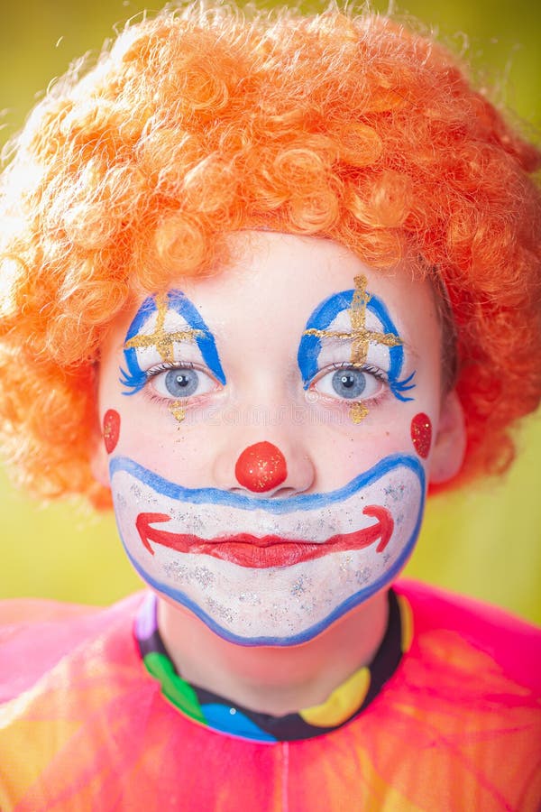 Little clown stock photo. Image of smile, happy, entertainment - 173139944
