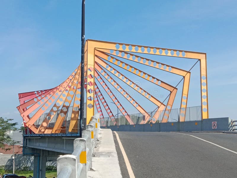 A Little Colouring Bridge As Over Pass Way Stock Photo - Image of ...