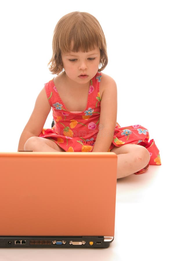 Little computer specialist stock image. Image of sweet - 2795261