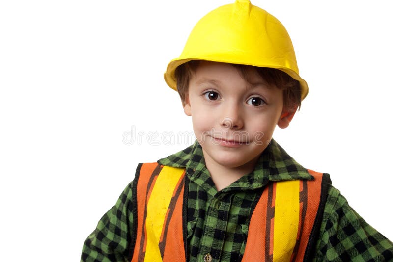 Little construction worker stock image. Image of engineer - 23119663