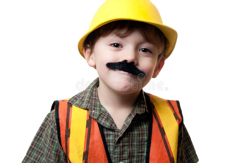 Little construction worker stock image. Image of engineer - 23119663