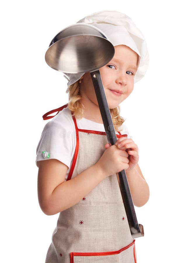 Little cook stock image. Image of cute, children, girl - 19117693