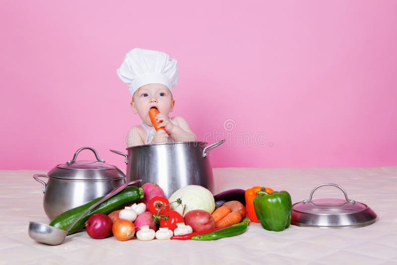 Little cook stock photo. Image of dipper, kitchen, nutrition - 23494142