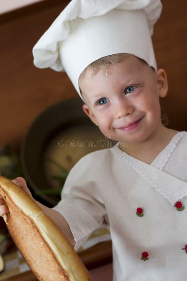 Little cook stock photo. Image of small, children, baked - 3078538