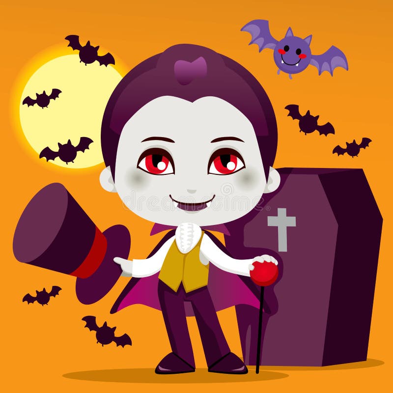 Little Count Dracula stock vector. Illustration of count - 21050665