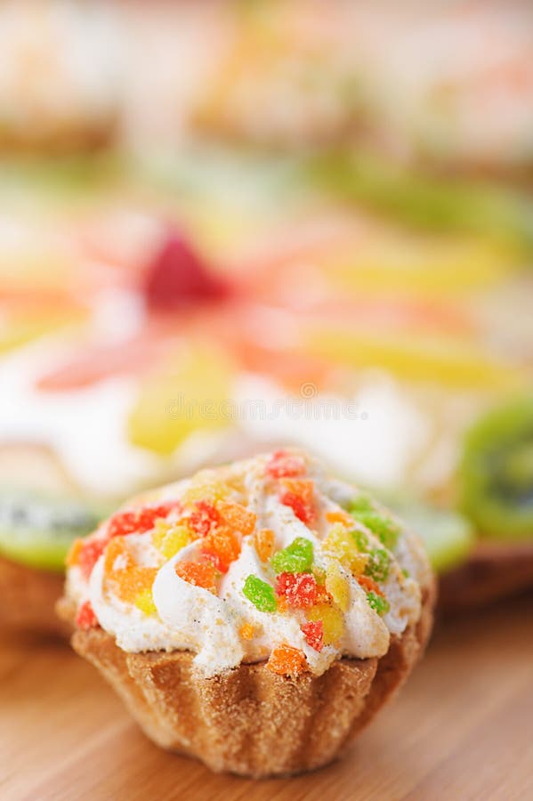 Little cupcake stock image. Image of cooking, farinaceous - 24922529