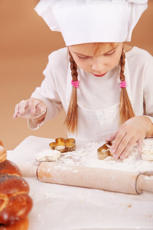 Little cute bakers stock photo. Image of helpers, bread - 16750994