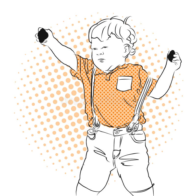 Throw Stone Stock Illustrations – 585 Throw Stone Stock Illustrations ...