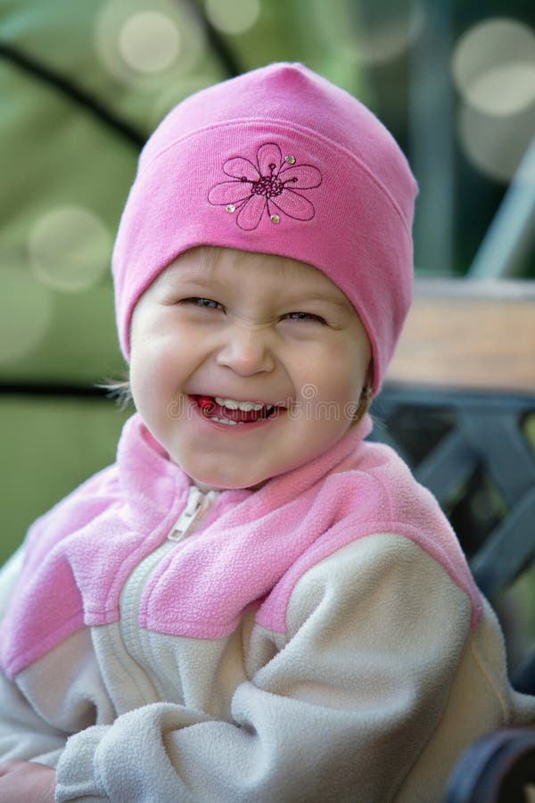 Little cute girl smiling stock photo. Image of life, cute - 27137320