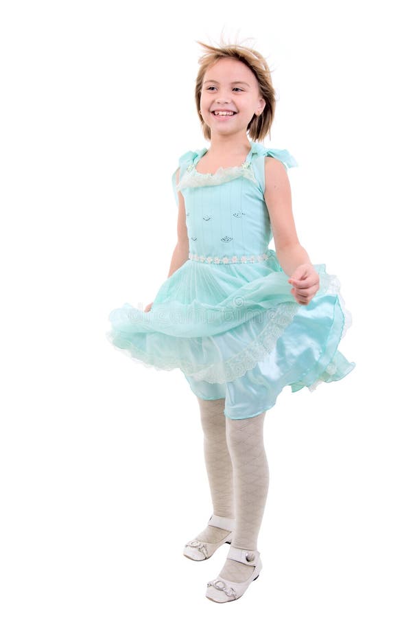 Little Dancing Girl. stock image. Image of party, dancing - 13502375