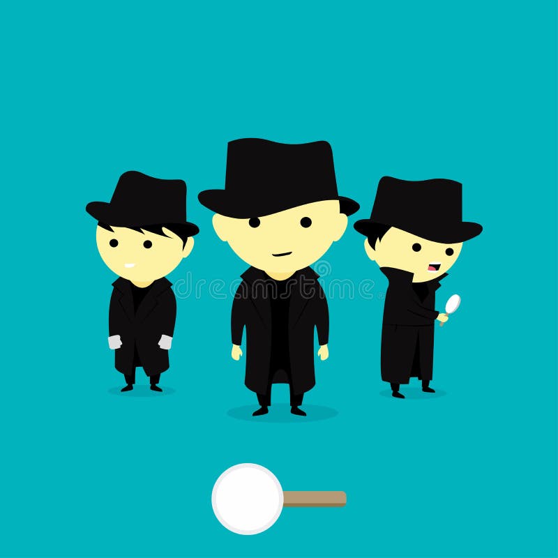 Cute Little Detective Stock Illustrations – 249 Cute Little Detective ...