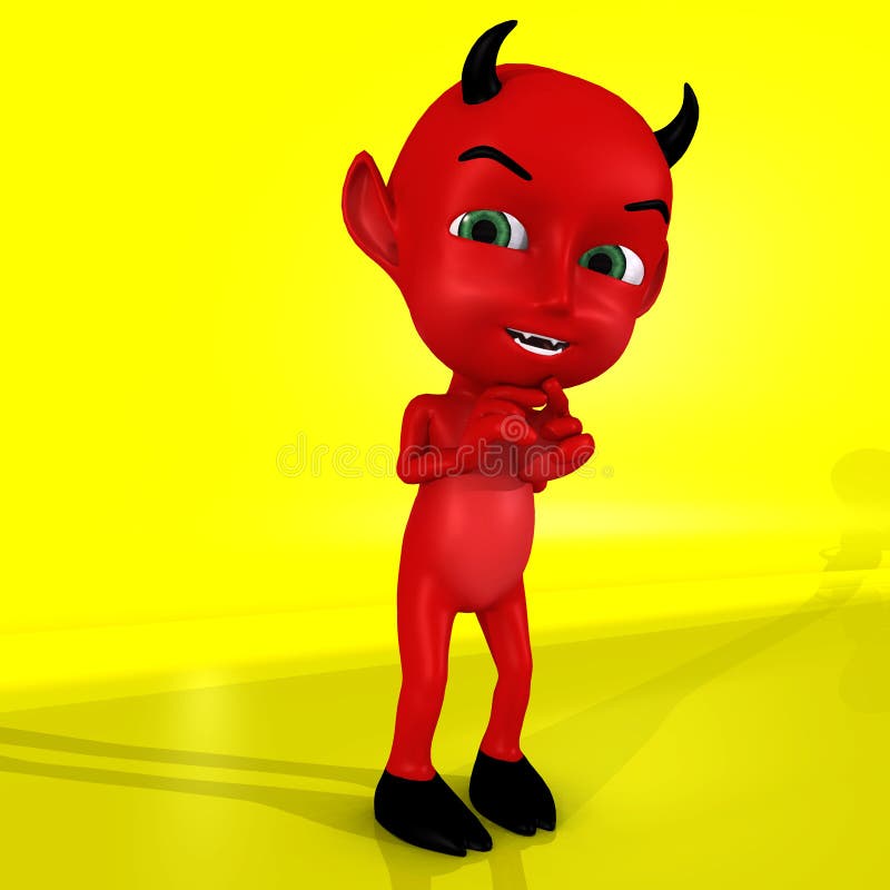 Little Devil #06 stock illustration. Illustration of cemetry - 3353676