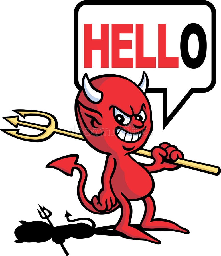 Little Devil stock vector. Illustration of creature, demon - 19450713