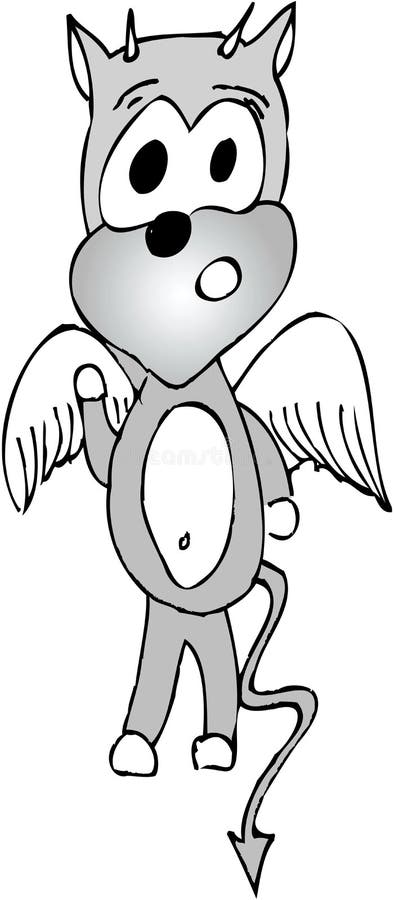 Little devil stock vector. Illustration of cupid, critter - 7657172