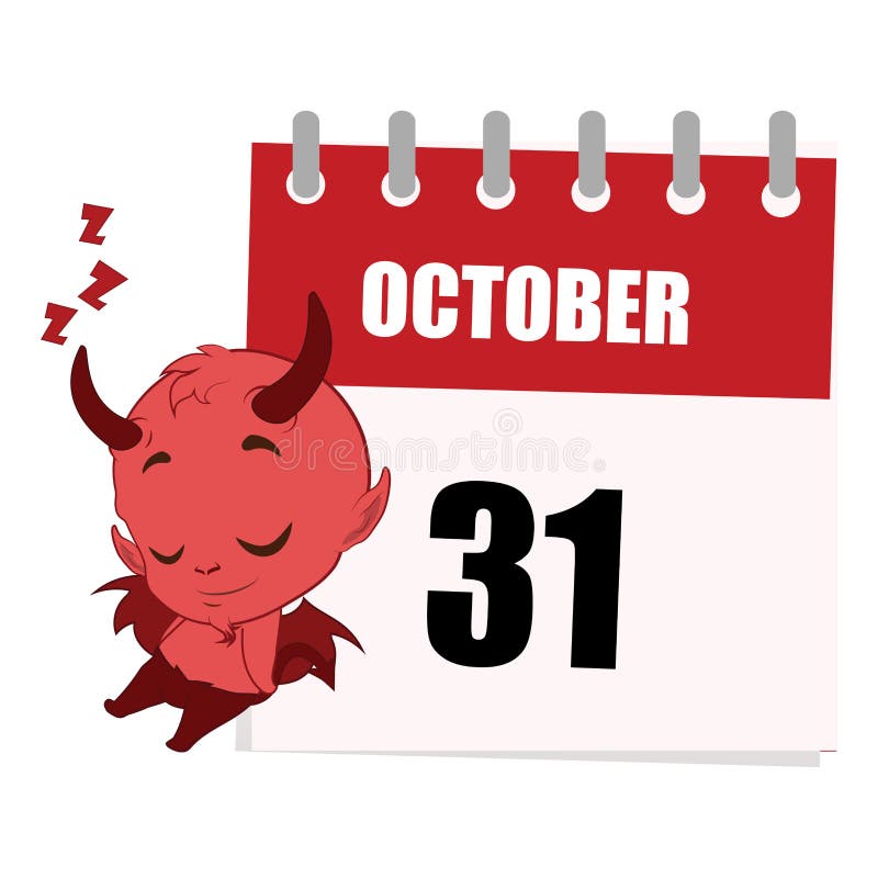 Little Red Devil Vector Cartoon Stock Vector - Illustration of wings ...