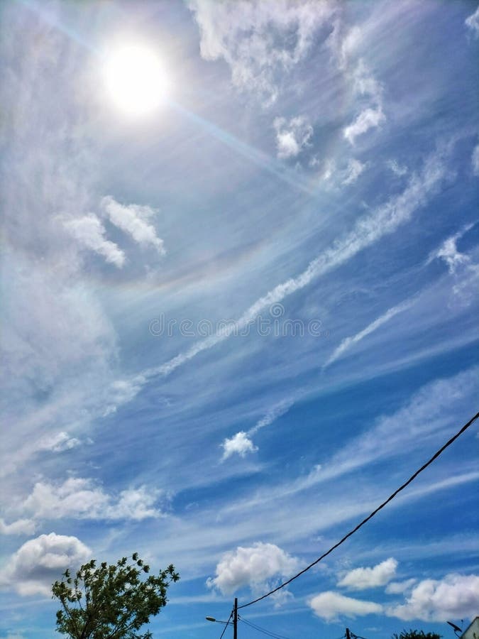 A Little Different Type of Sky Today Stock Photo - Image of type, today ...