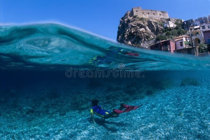 Little diver stock image. Image of relaxation, relax, summer - 8580819