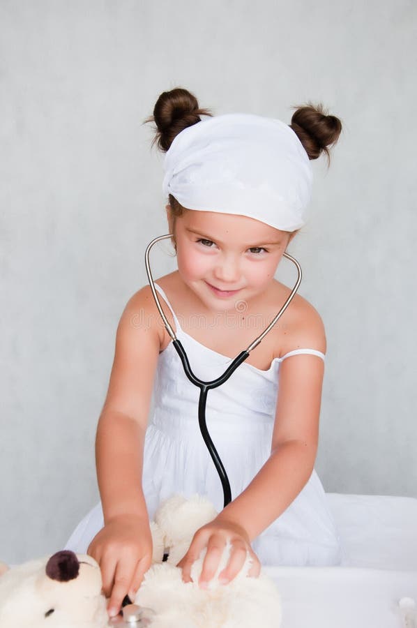 Little doctor stock image. Image of injection, animal - 18313029