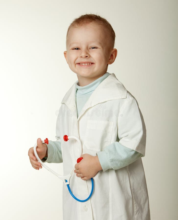 Little doctor stock image. Image of boys, arms, doctor - 25769421