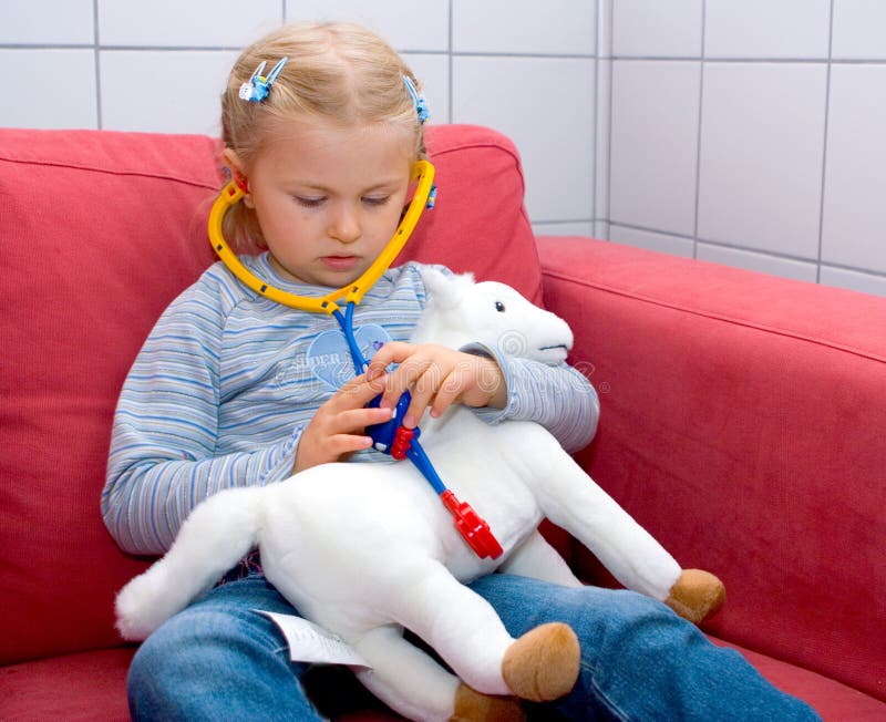 Little doctor stock photo. Image of adorable, healthy - 18040856