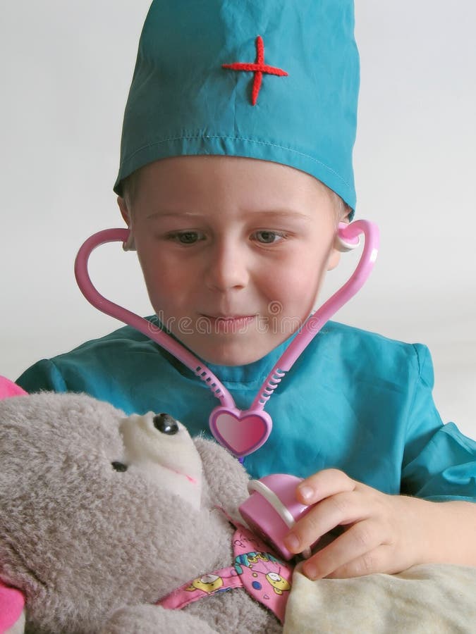 Little doctor stock photo. Image of adorable, healthy - 18040856