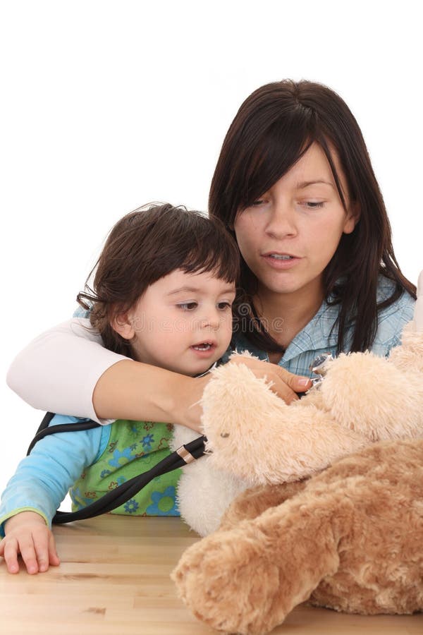 Little doctor stock photo. Image of healthcare, isolated - 4850034