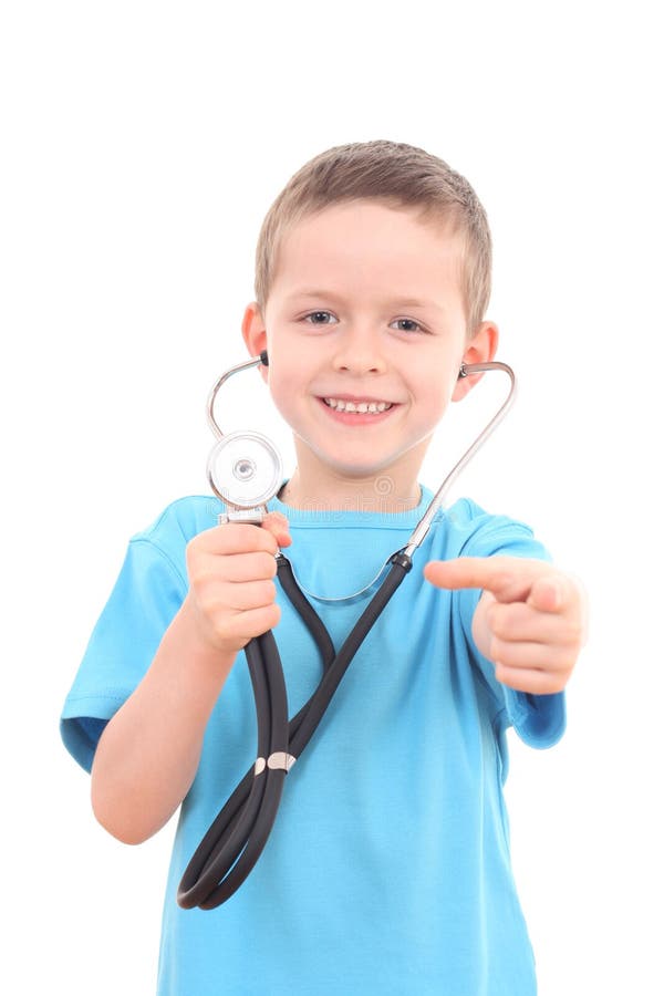 Little doctor stock photo. Image of healthcare, isolated - 4850034
