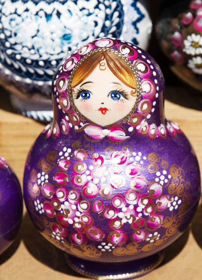 Little Doll Called Matrioska Stock Photo - Image of souvenirs, handmade ...