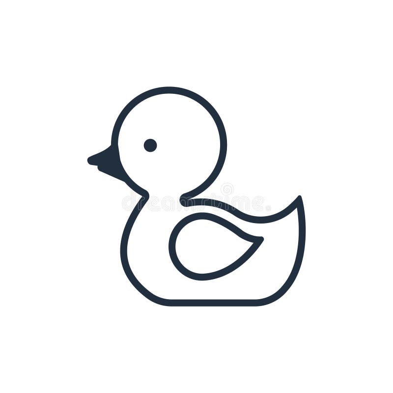 Little Duck Icon,Vector and Illustration Stock Vector - Illustration of ...