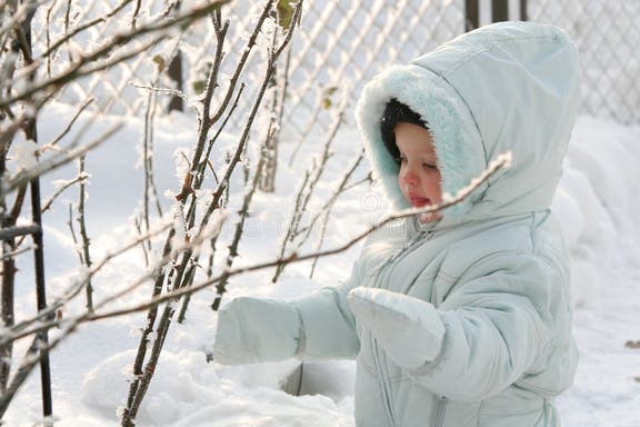 Little Eskimo stock image. Image of child, outside, smile - 439607