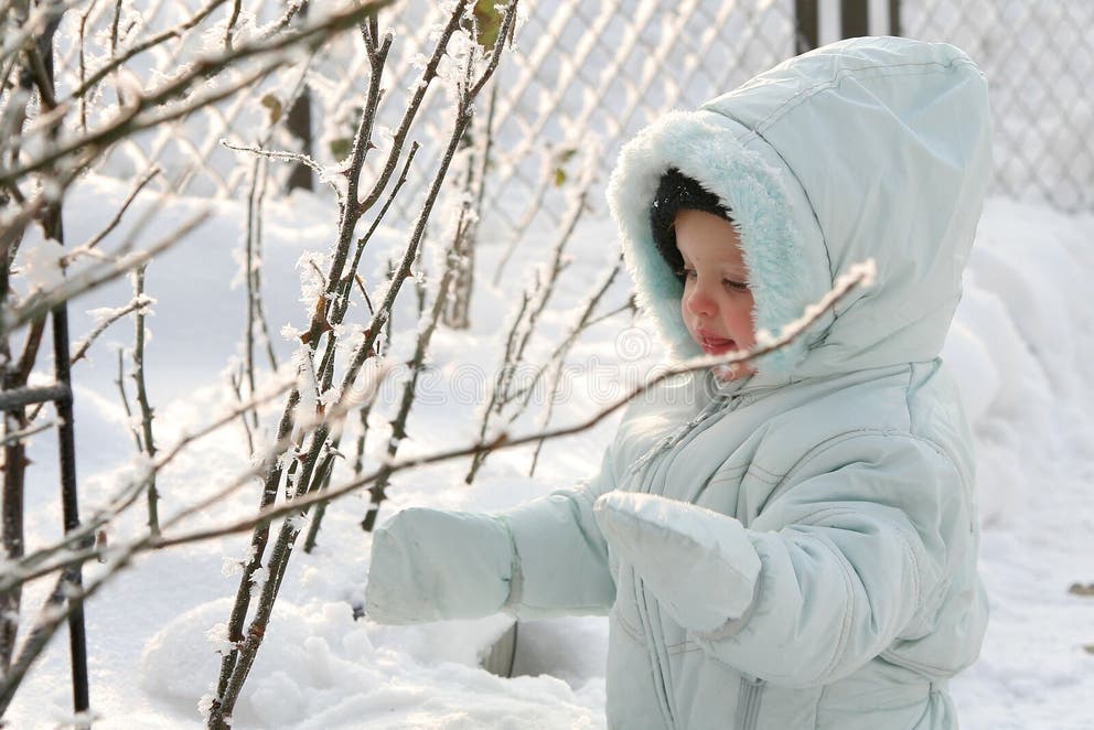Little Eskimo stock image. Image of child, outside, smile - 439607